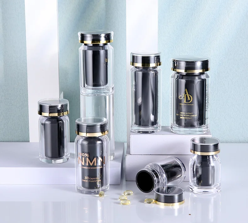 Custom Pills Bottle for High Grade Body Health Nutrients