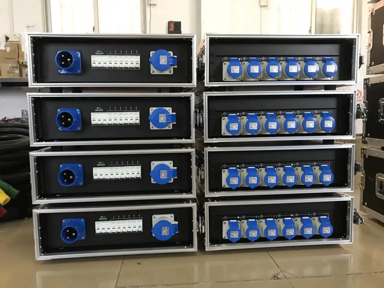 220v Single Phase 32amp Power Switch Board 3u Rack Mount Distribution ...