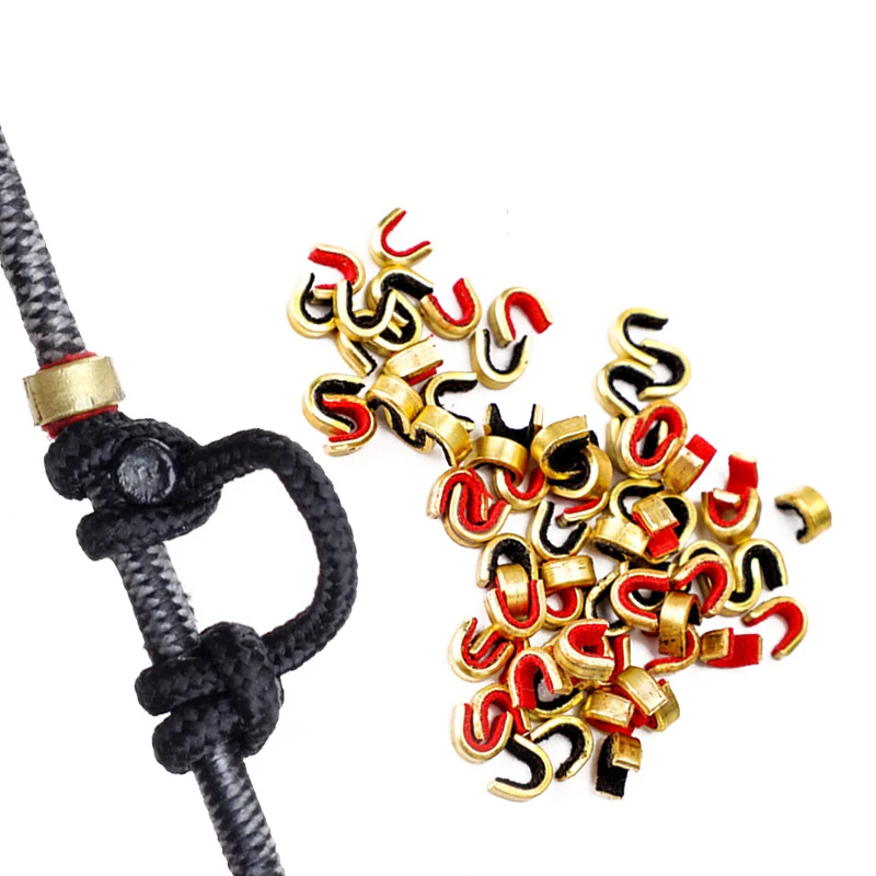 Archery Recurve Compound Bow String Nock Hunting String Brass Bowstring ...