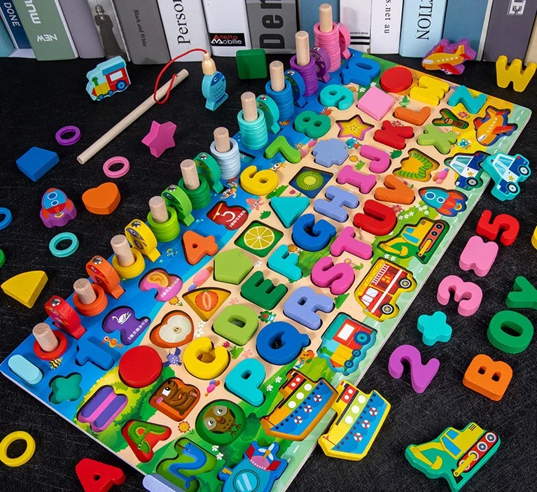 Wholesale Wooden Kids Toys Mathematics Games Sensory Toys Educational ...