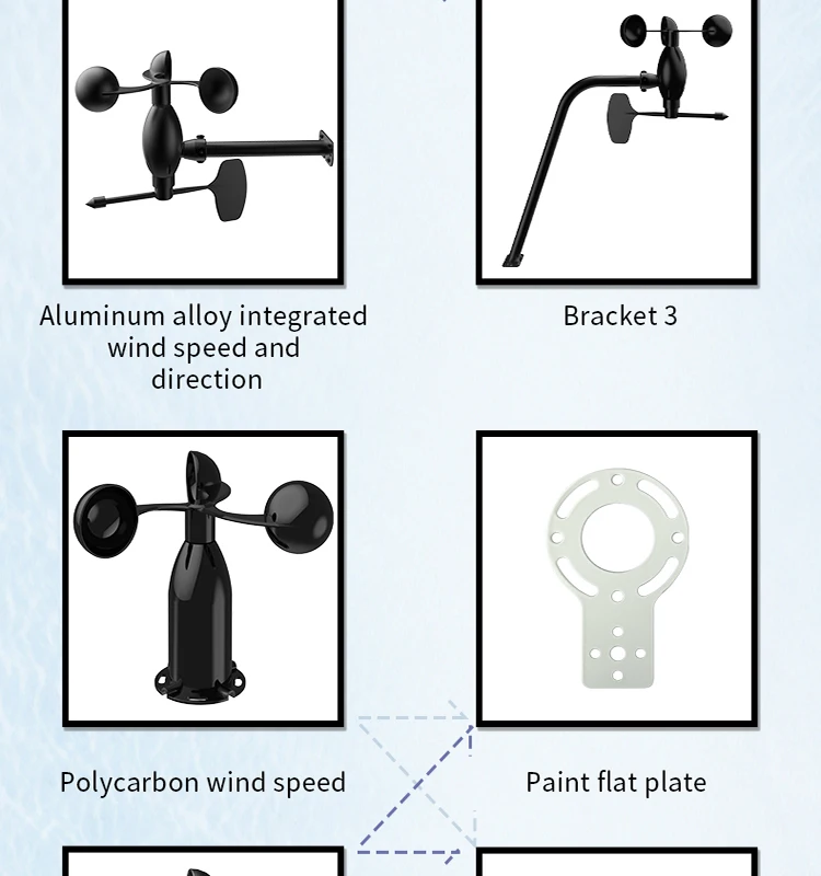 Osa Integrated Wind Speed And Wind Direction Sensor Rs485 4-20ma 0-5v ...