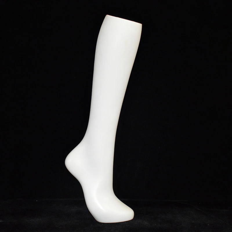 Female Foot Mannequin White Black Skin Color Plastic Football Training ...