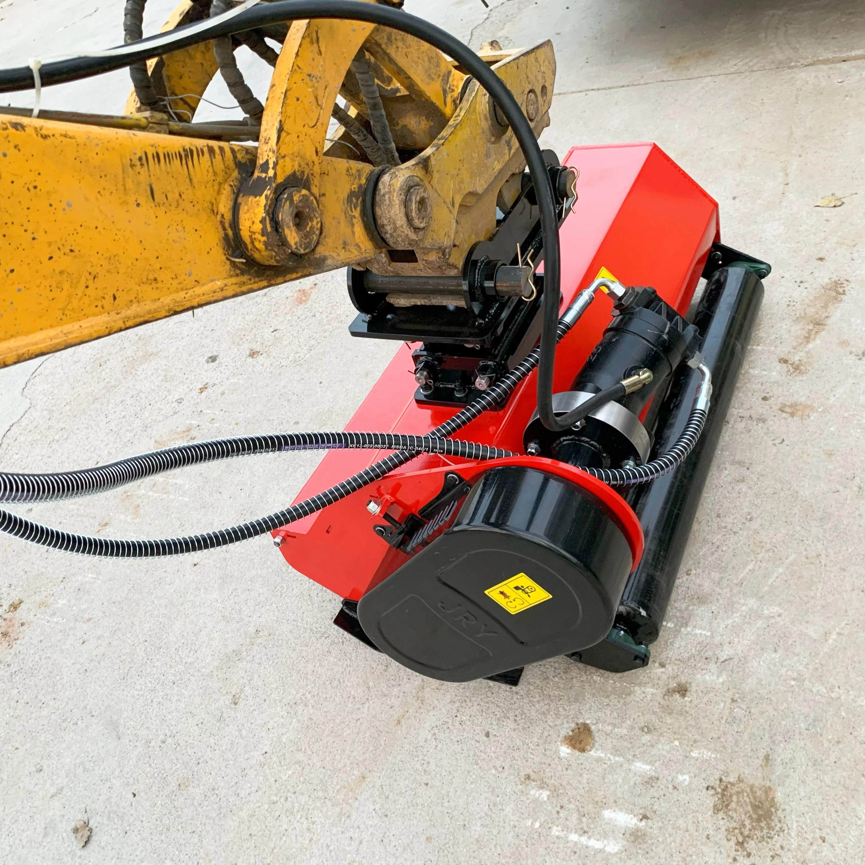 Hydraulic Flail Mower Head Shredder Small Excavator Mulcher Cutting ...