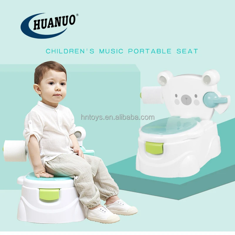 Musical Baby Potty Chair - Fun Cartoon Bear for Training