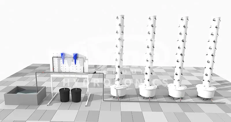 Vertical Farm Planting Aeroponics Tower Hydroponic Module Tower With ...