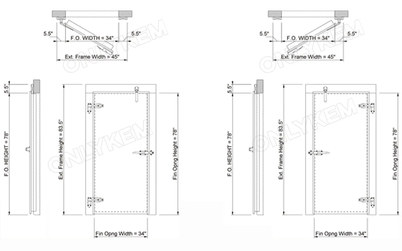 Durable Walk in Cooler Door - Customized for Efficiency
