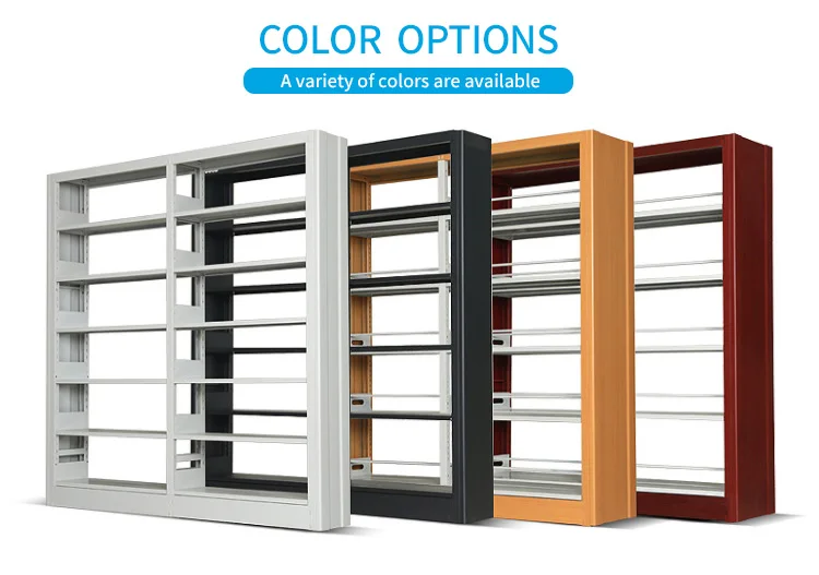 Modern Bookcase Design - Metal Double Sided Fashion Steel