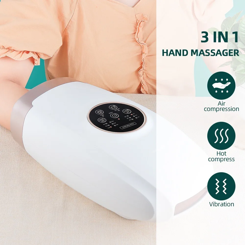 Cordless Electric Hand Massager Machine Vibrator Shiatsu Air ...