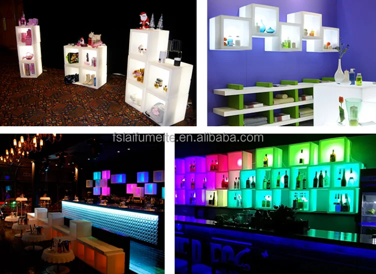 Modern Antique Light up Bar Table - Perfect for Parties