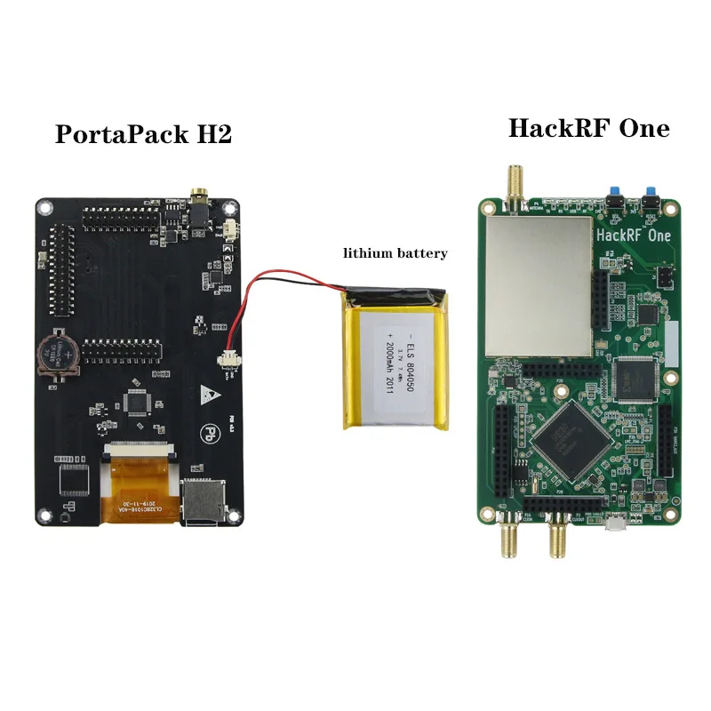 Portapack H2 - Portable SDR with Hackrf One & Antennas