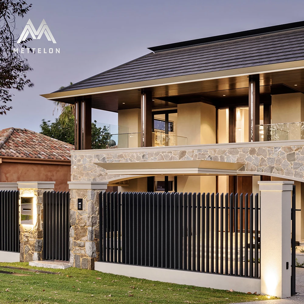 Wholesale Eco-friendly Aluminum Fences Outdoor Garden Ornamental Powder ...