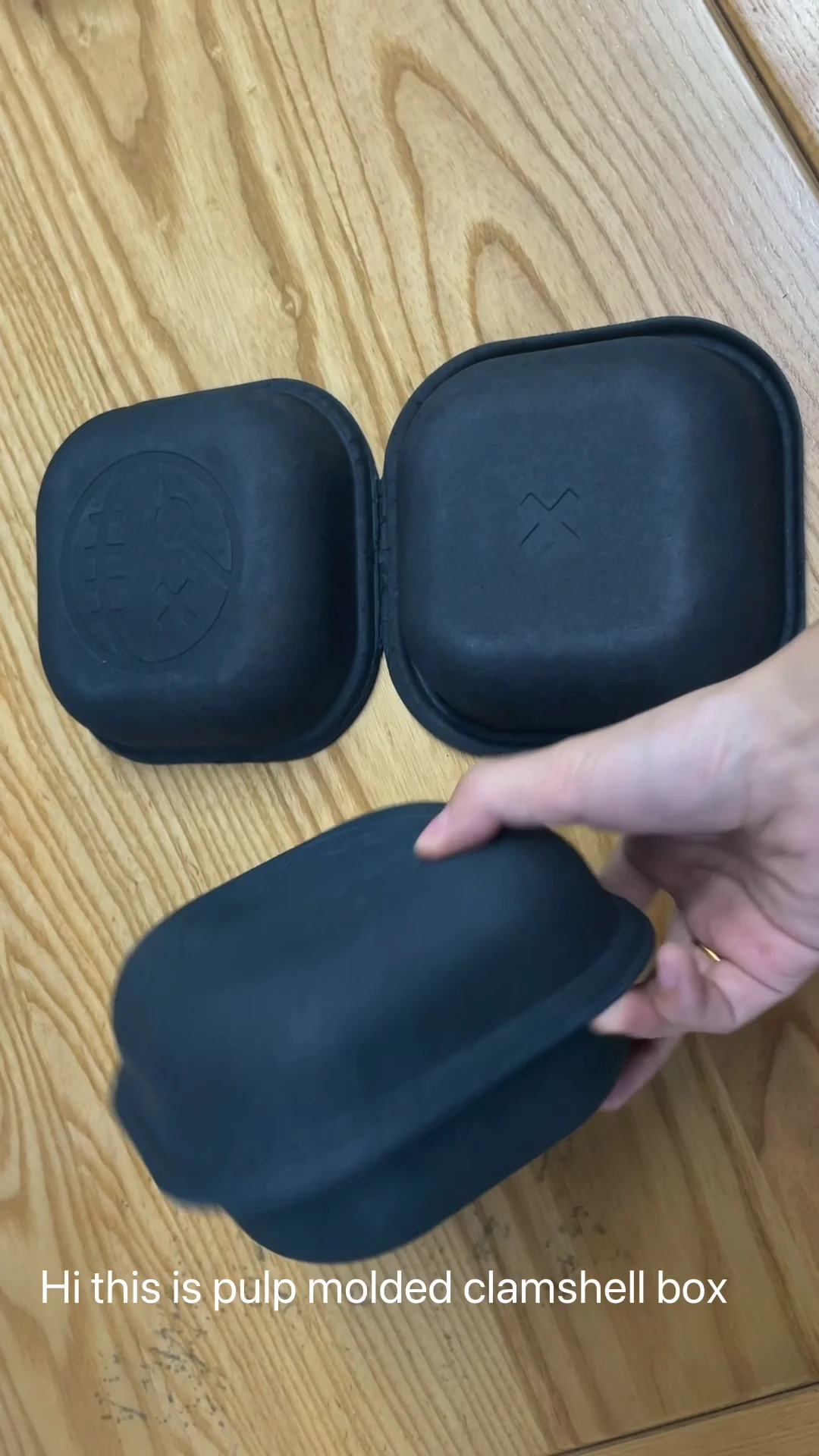 Pulp Biodegradable Paper Molded Recyclable And Custom Embossing Logo ...