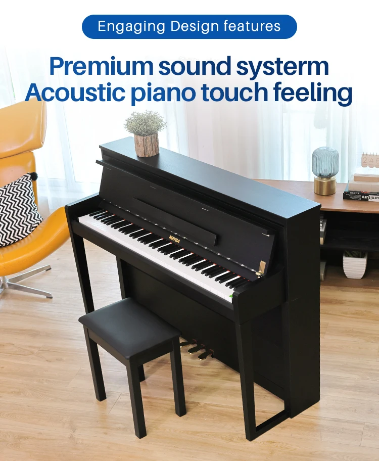 MAYGA CHP-900W 88 Key Digital Piano with Progressive Hammer Action ...