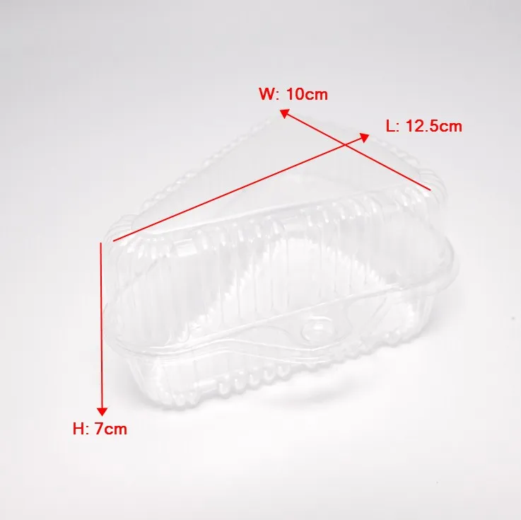 Triangle Sandwich Clamshell Box - Disposable Plastic Food Packaging