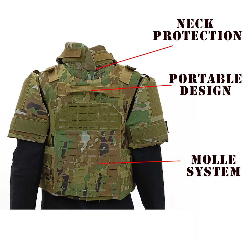 Sturdyarmor Heavy Duty Tactical Vest Full Body Shoulder Neck Groin ...