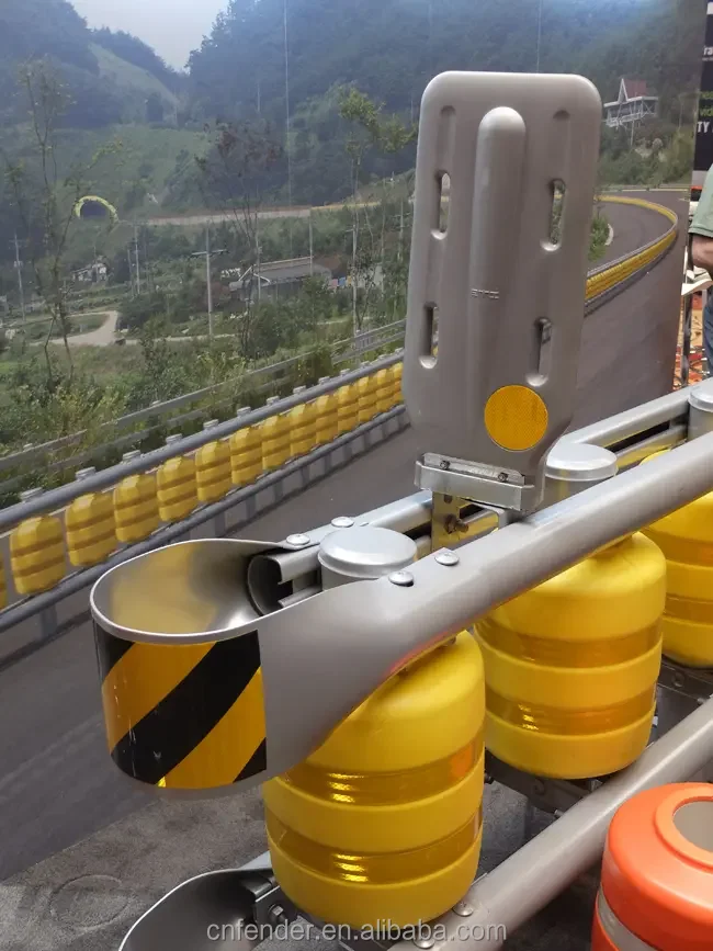 Iso Standard Pu And Pvc Rotary Barrel Road Safety Highway Rolling ...