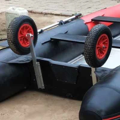 Inflatable Boat Transom Trailer Aluminium Frame With Landing Wheels ...