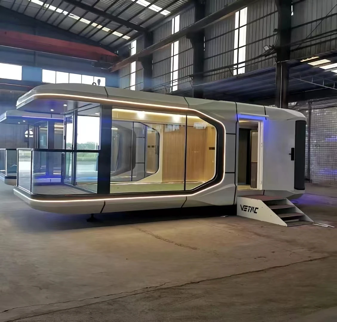 Prefabricated Modular Aluminum Alloy Space Capsule Container Home for ...