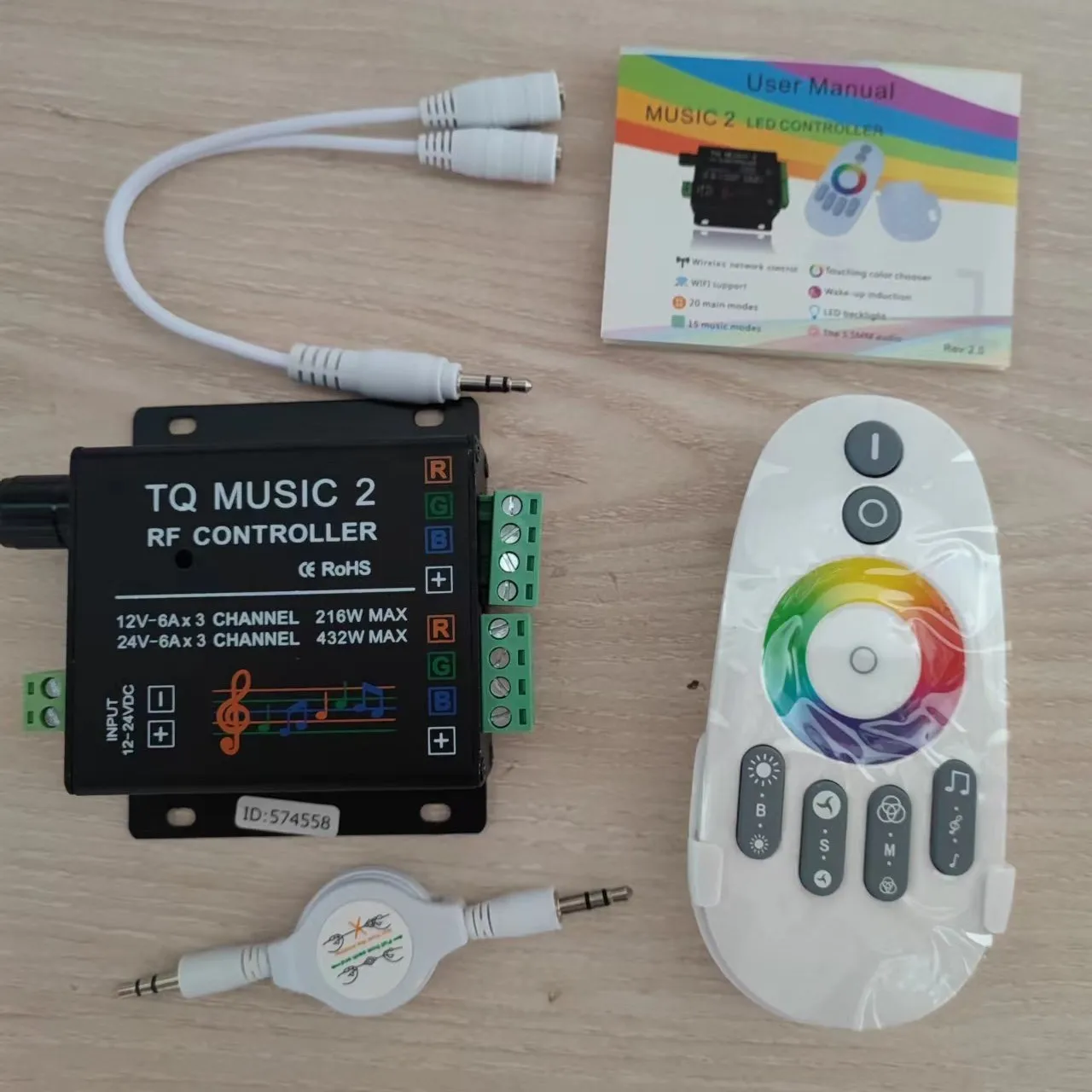 MUSIC2 6 Keys RF Touch Music Controller with Factory Price 18A RGB ...