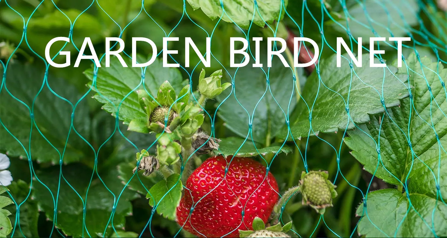 HDPE Extruded Bird Catching Net 15x15mm Green Bird Control Net for ...