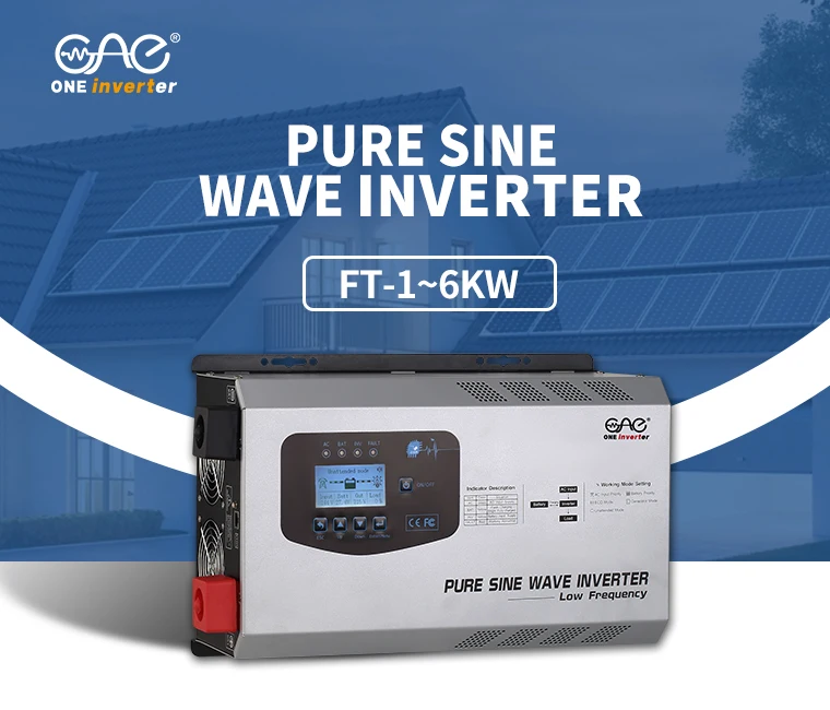 24v Solar Inverter 1000w Hybrid Mppt Charge Controller Off Grid Solar Inverter For Solar Energy ...