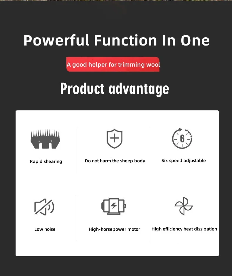 Portable Sheep Shearing 900w High Power Electric Sheep Shearing Machine ...