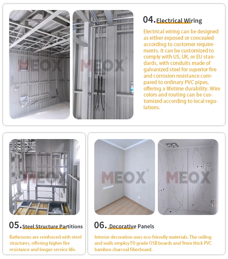 MEOX Custom Mobile Homes case Prefabricate Hotels Kitchen Luxury 3 ...