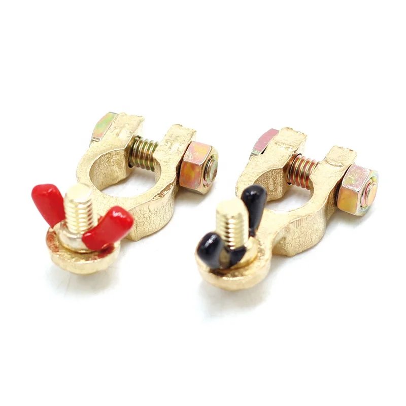 Universal Positive Negative Auto Cable Connector Clips Battery Terminal ...