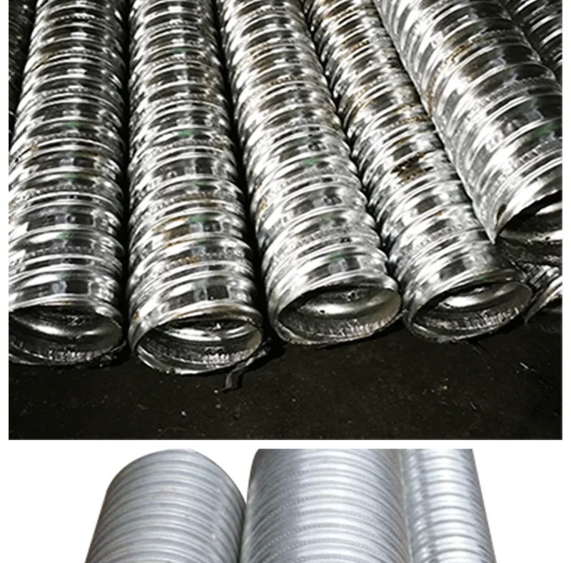 Spiral Galvanized Metal Bellows Bridge Prestressed Metal Bellows ...