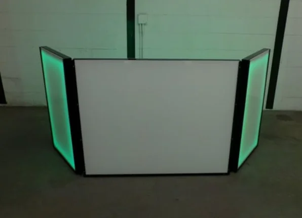 Custom LED Video Wall DJ Booth - Portable & Durable