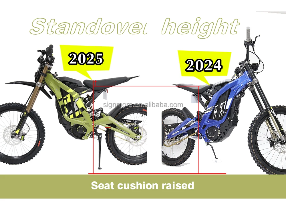 Light Bee X Electric Motorcycle 60V 8000W 40Ah Surron 75KM/H Max Speed ...