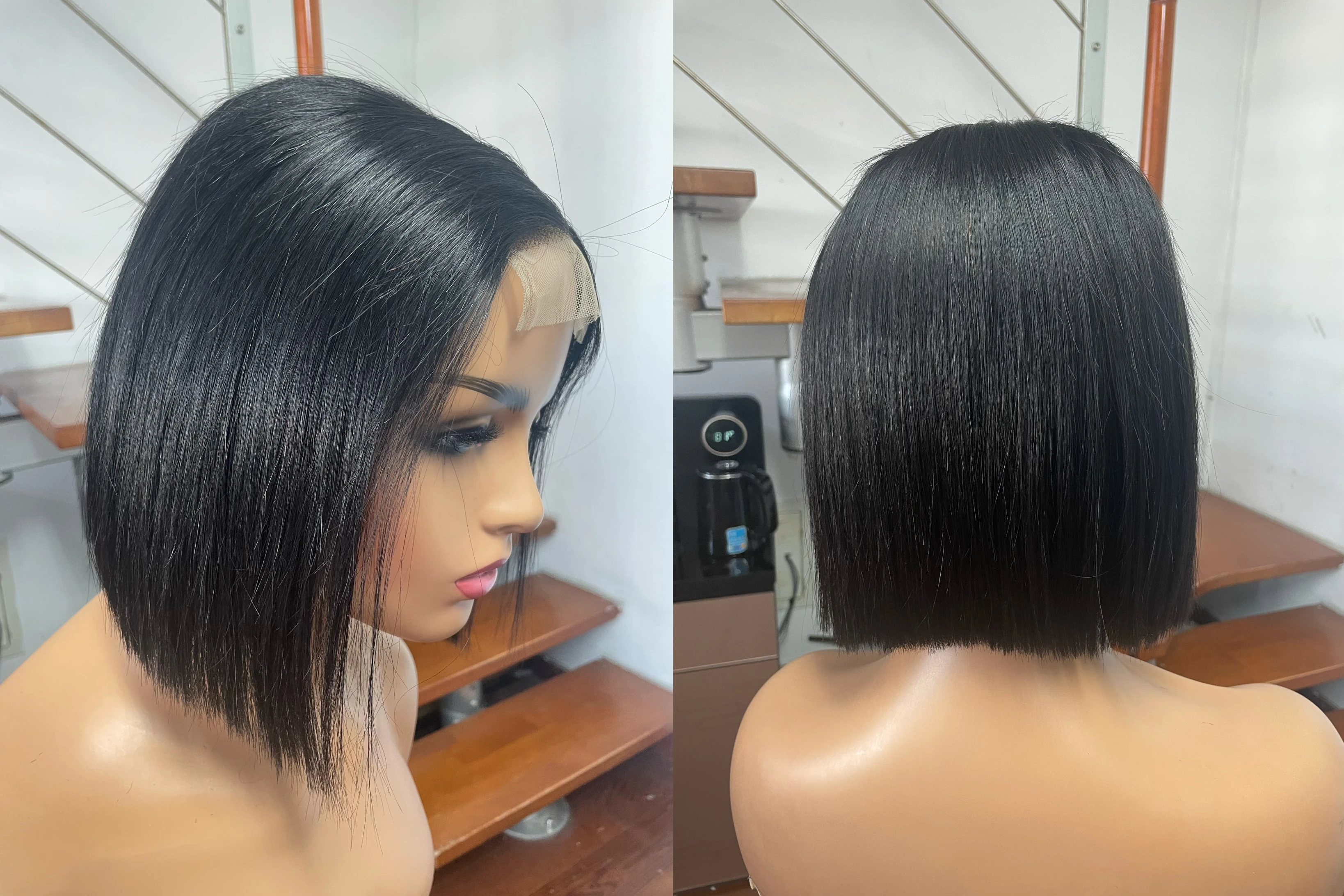 Clementine Hair - Super Double Drawn Bob Wig with 4x4 Closure