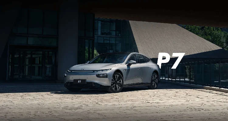 Xpeng P7 G9 Green China Electric Sports Car New Energy Compact Sedan City Transporter ...