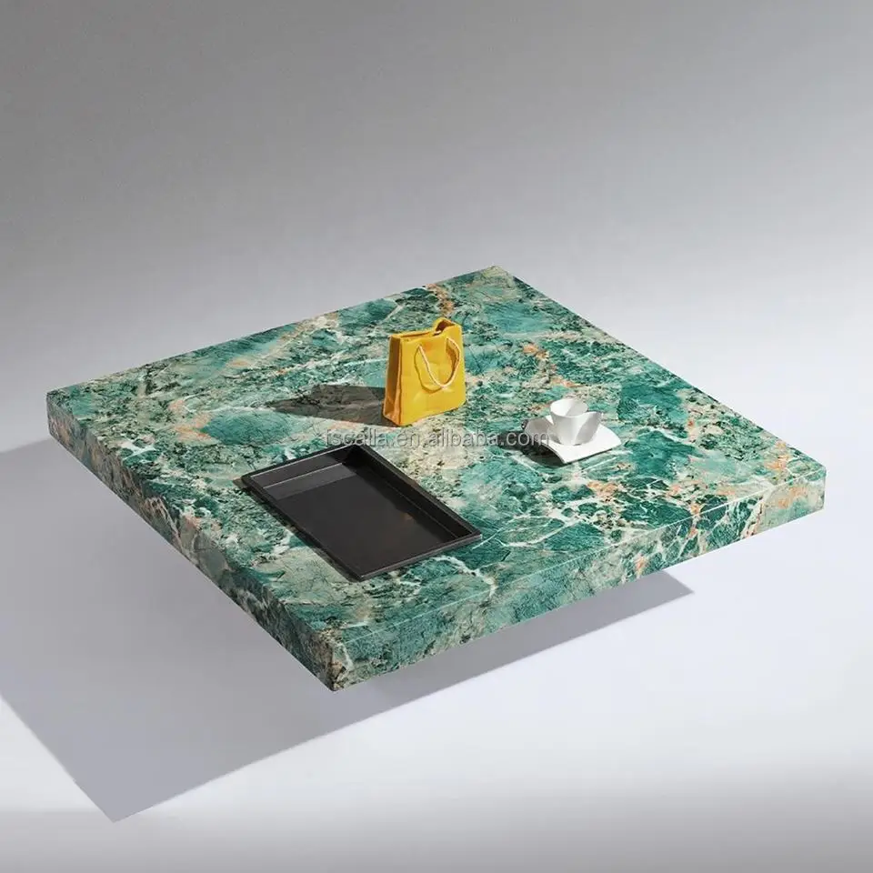 Italian Design Center Table Modern Villa Living Room Furniture Slate ...