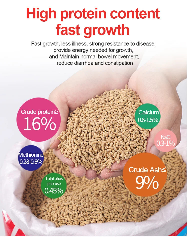 Poultry Feed Chicken Feeds For Broilers Laying Hen High-protein Full ...