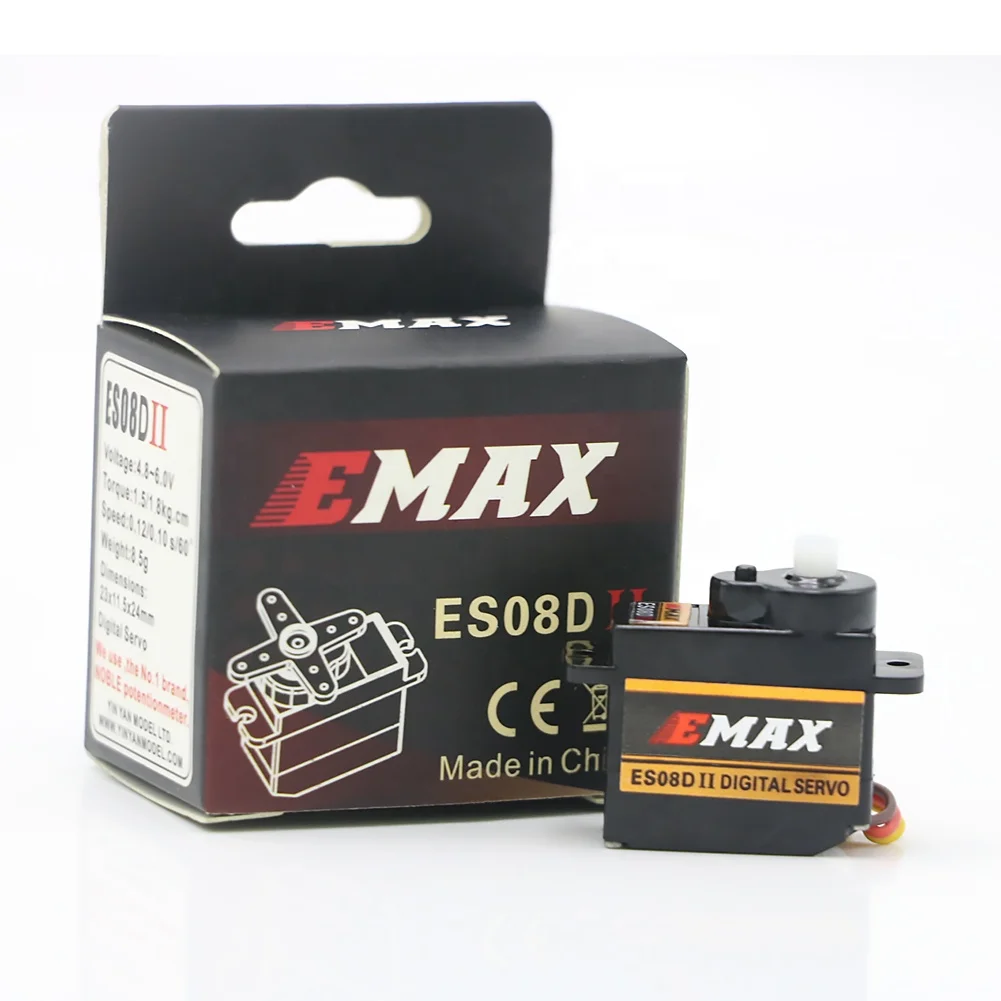EMAX ES08D II Plastic Digital Micro Servo for RC Helicopter Airplane RC ...