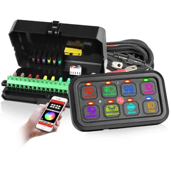 Bluetooth Truck Marine Boat On-off Led Switch Pod Universal Circuit ...