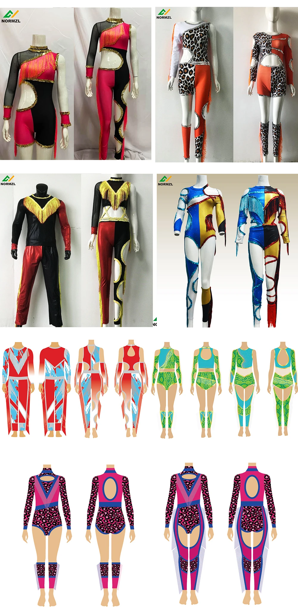 Normzl Majorette Dance Uniforms - Custom Designs & Colors