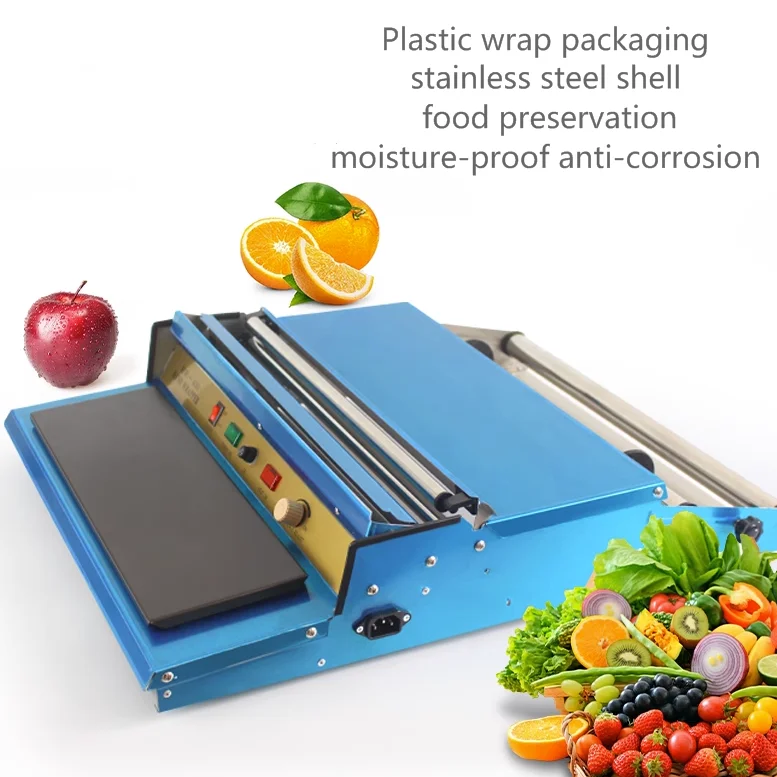 Advanced Fruits And Vegetables Cling Film Food Wrapping Machine For ...