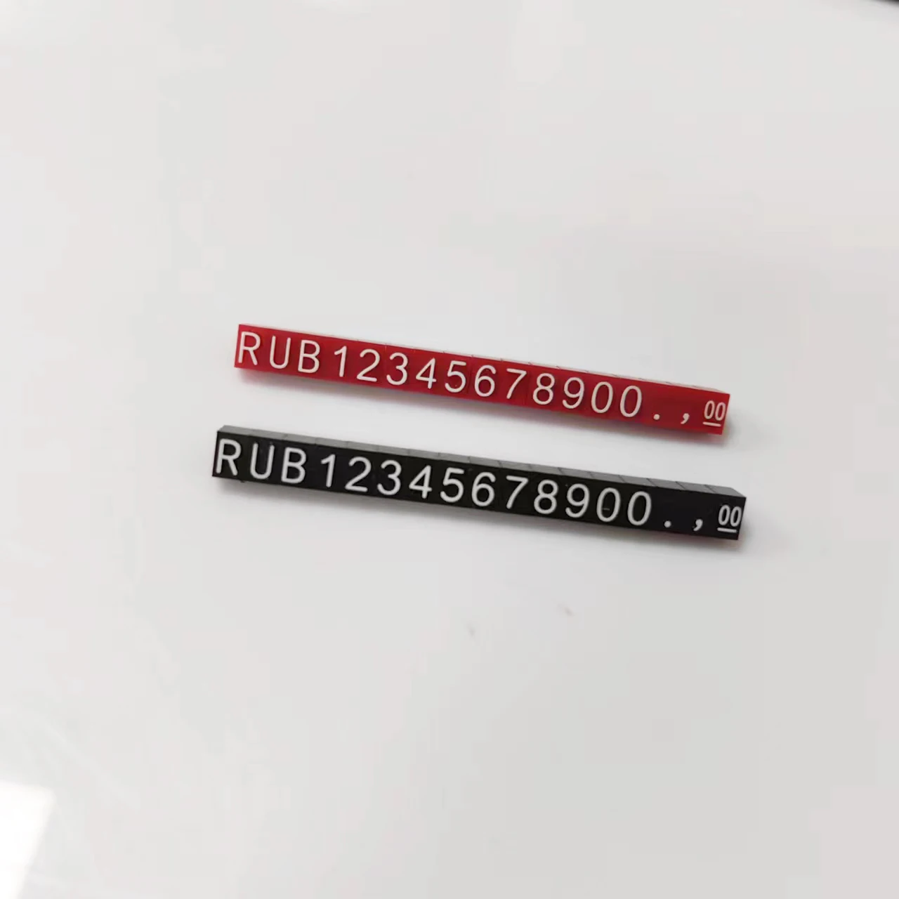 Customizable Acrylic Cube-Shaped Price List Labels Adjustable ...