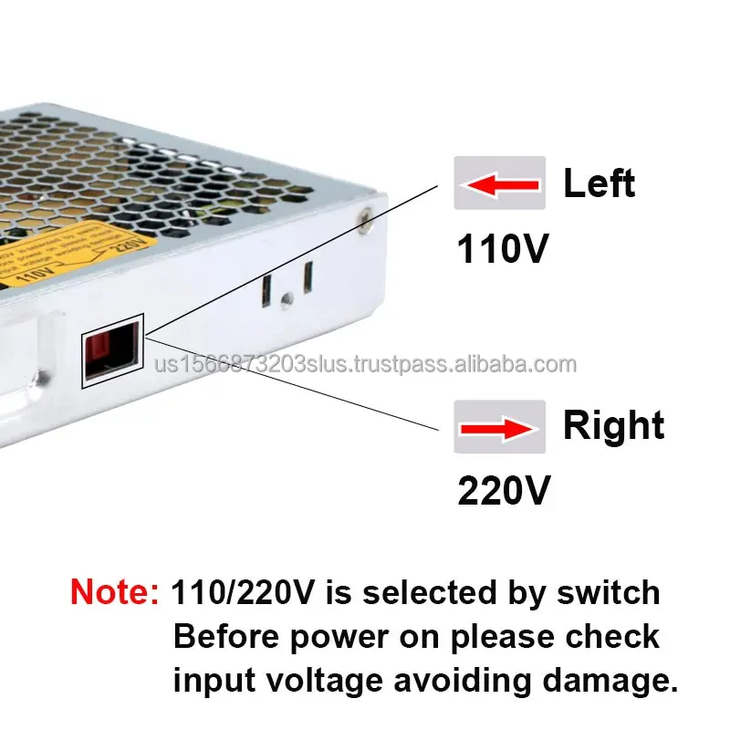 Lrs-200 Series Fonte Led Ultra-thin 200w 5v 12v 24v 48v Single Output ...