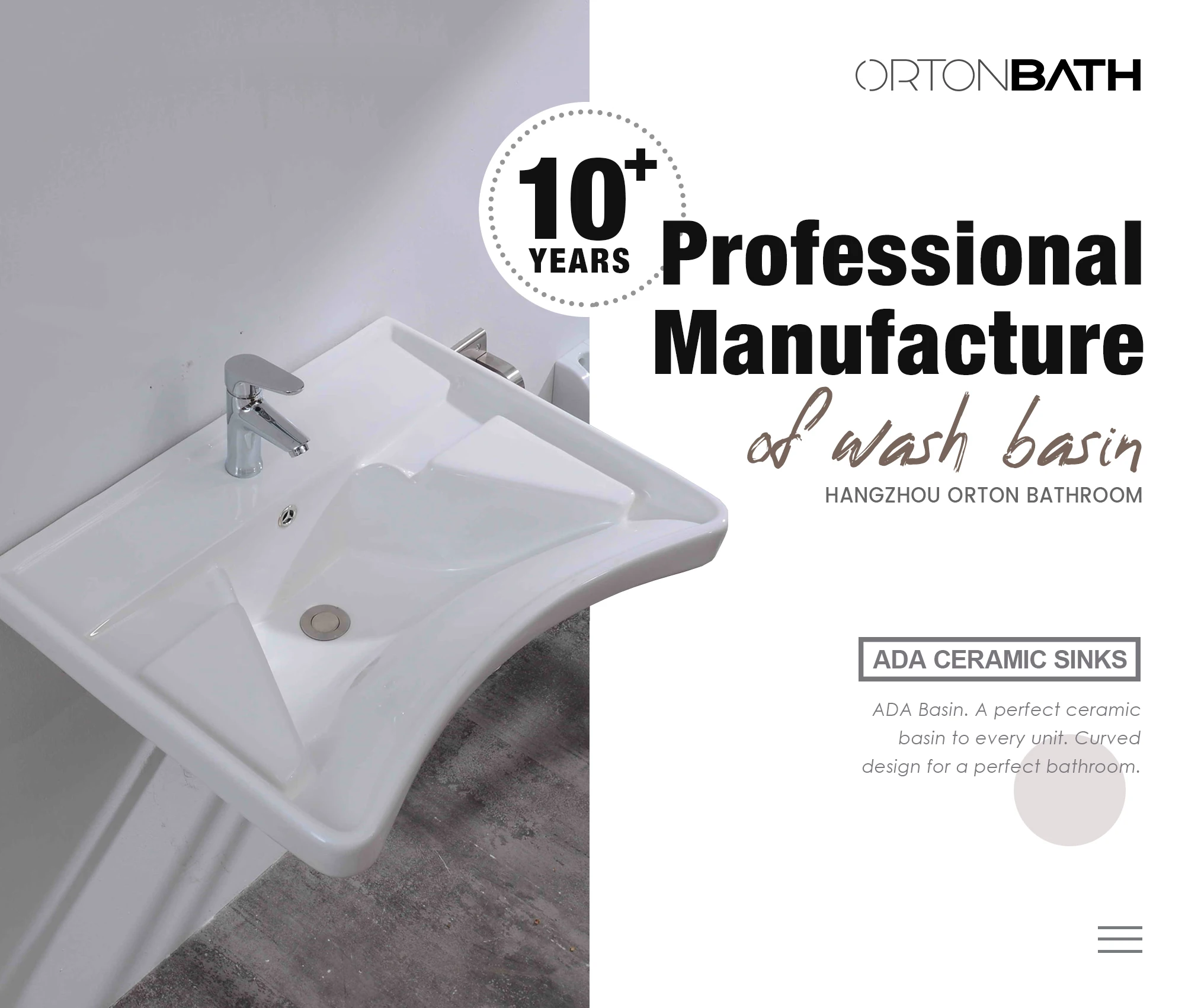 Ergonomic Sink - Accessible Wash Hand Basins for Disabled