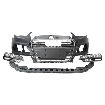 Car Bodikits Front Bumper With Grill For Audi A3 8v S3 High Quality Car ...