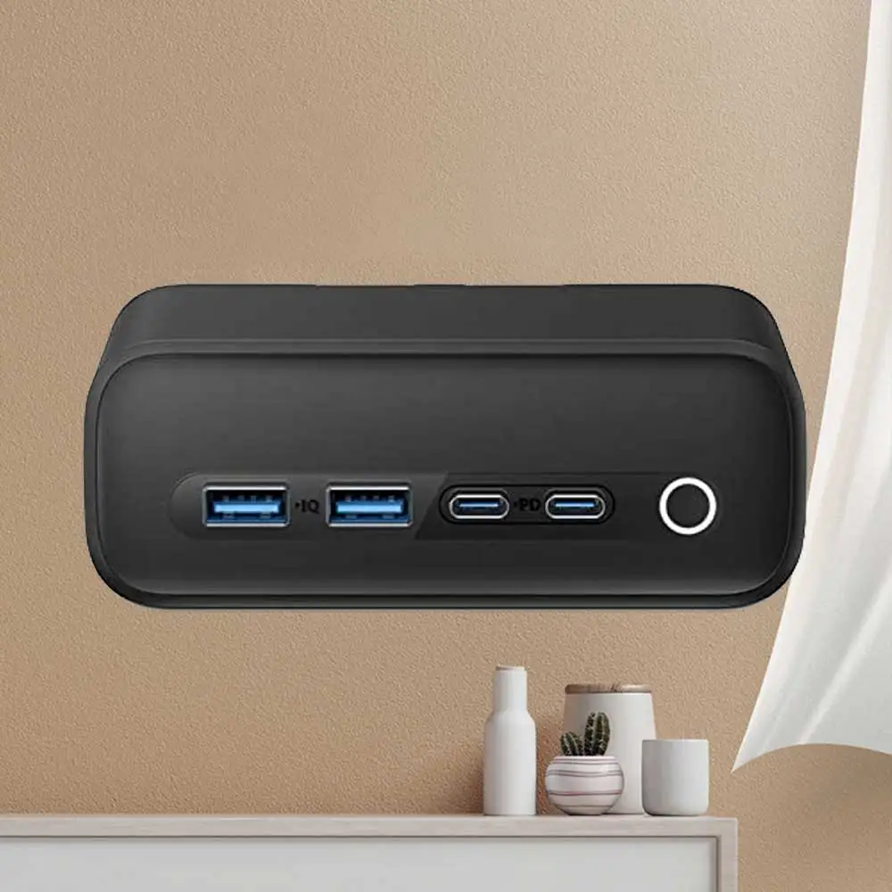 Oswell Charging Station 7-in-1 Usb C Power Strip Portable Desktop Usb ...