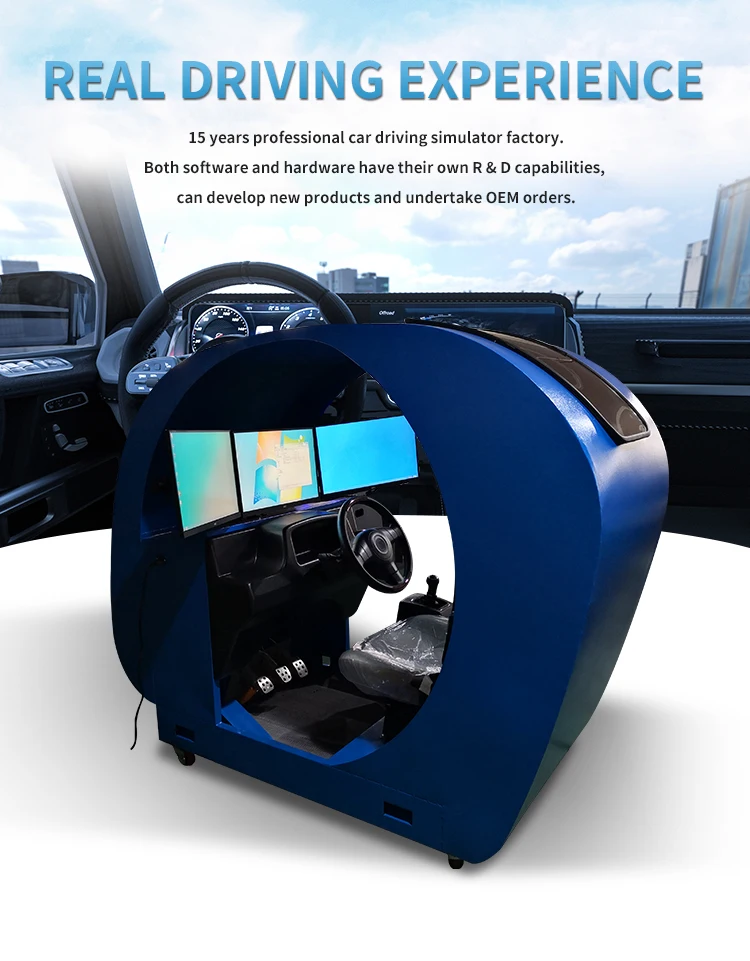 Professional Car Driving Training Simulator - Realistic Experience
