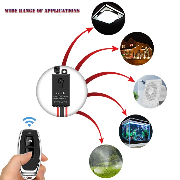 Mini 433mhz 5v Dc 12v Remote Controller - Wireless Switch Module