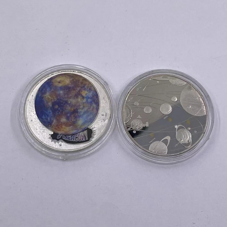 Metal Crafts Solar System Silver Coins - Custom Collectibles