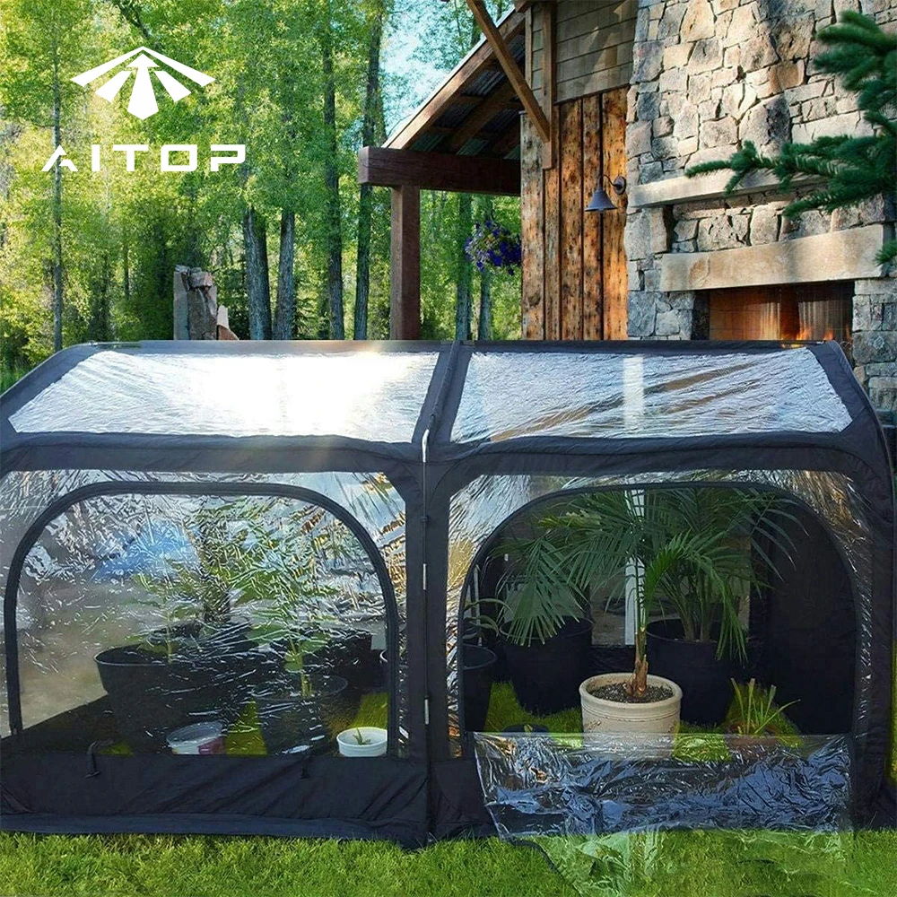Mini Portable PVC Plastic Garden Plants Grow House Outdoor & Indoor Eco ...