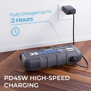 Topdon Js3000 Jumpstarter 12v Jump Starter 3000k Amp 24000mah Power ...