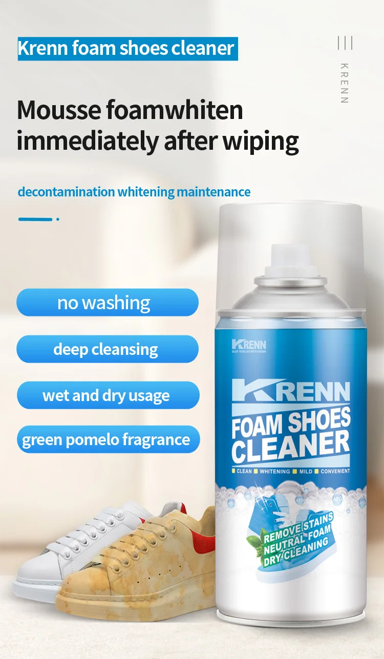 Wholesale Custom Logo Shoes Care Cleaner Kit - White Shoes Cleaning Foam